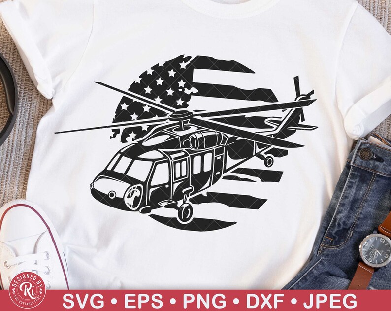 USA Black Hawk Helicopter Svg US Army Veteran Png Military - Etsy