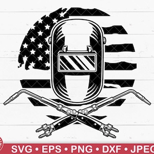 US Welding Helmet and Torch Svg, Welder, Welding, Welder Png, Welder ...