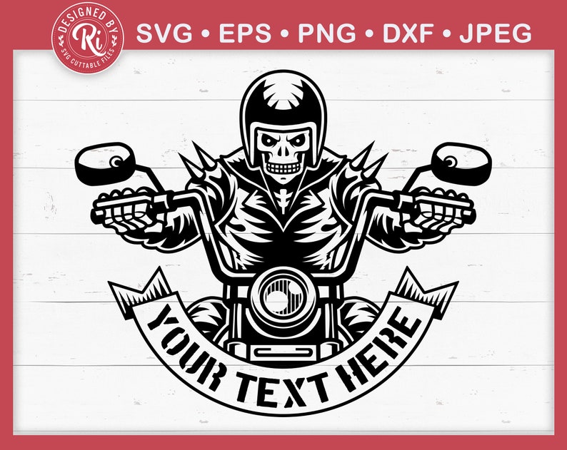 Motorcycle Monogram Svg Skull Motorcycle Svg Bike Svg - Etsy
