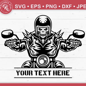 Motorcycle Monogram Svg, Skull Motorcycle Svg, Bike Svg, Motorcycle ...
