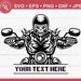 Motorcycle Monogram Svg, Skull Motorcycle Svg, Bike Svg, Motorcycle ...