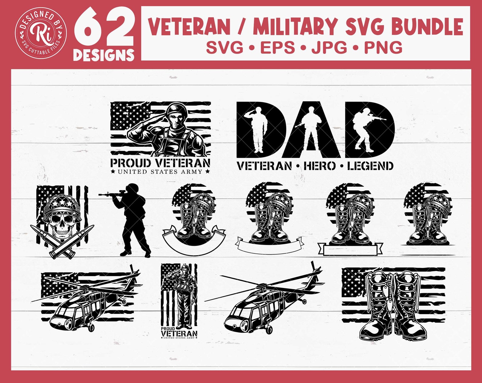 Veteran Svg Bundle | Military Svg Bundle | Patriotic Svg Bundle | Army ...