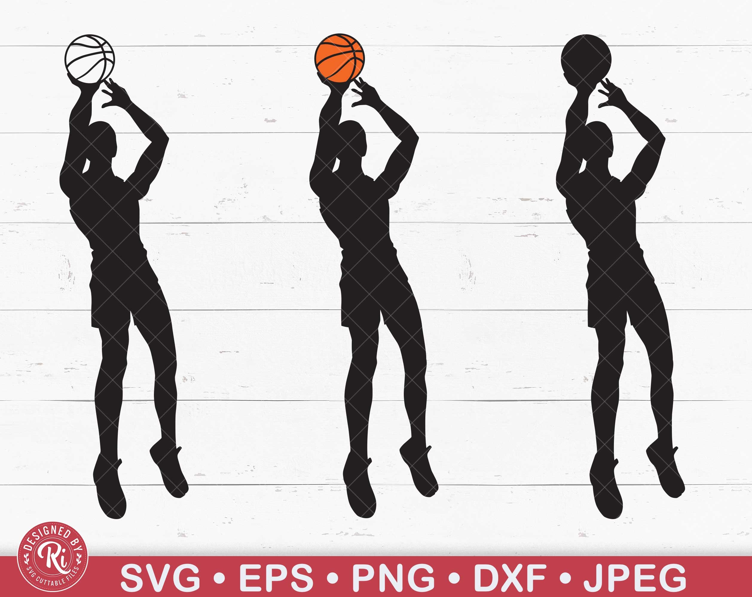 Basketball Player Svg Basketball Player Silhouette Jump - Etsy