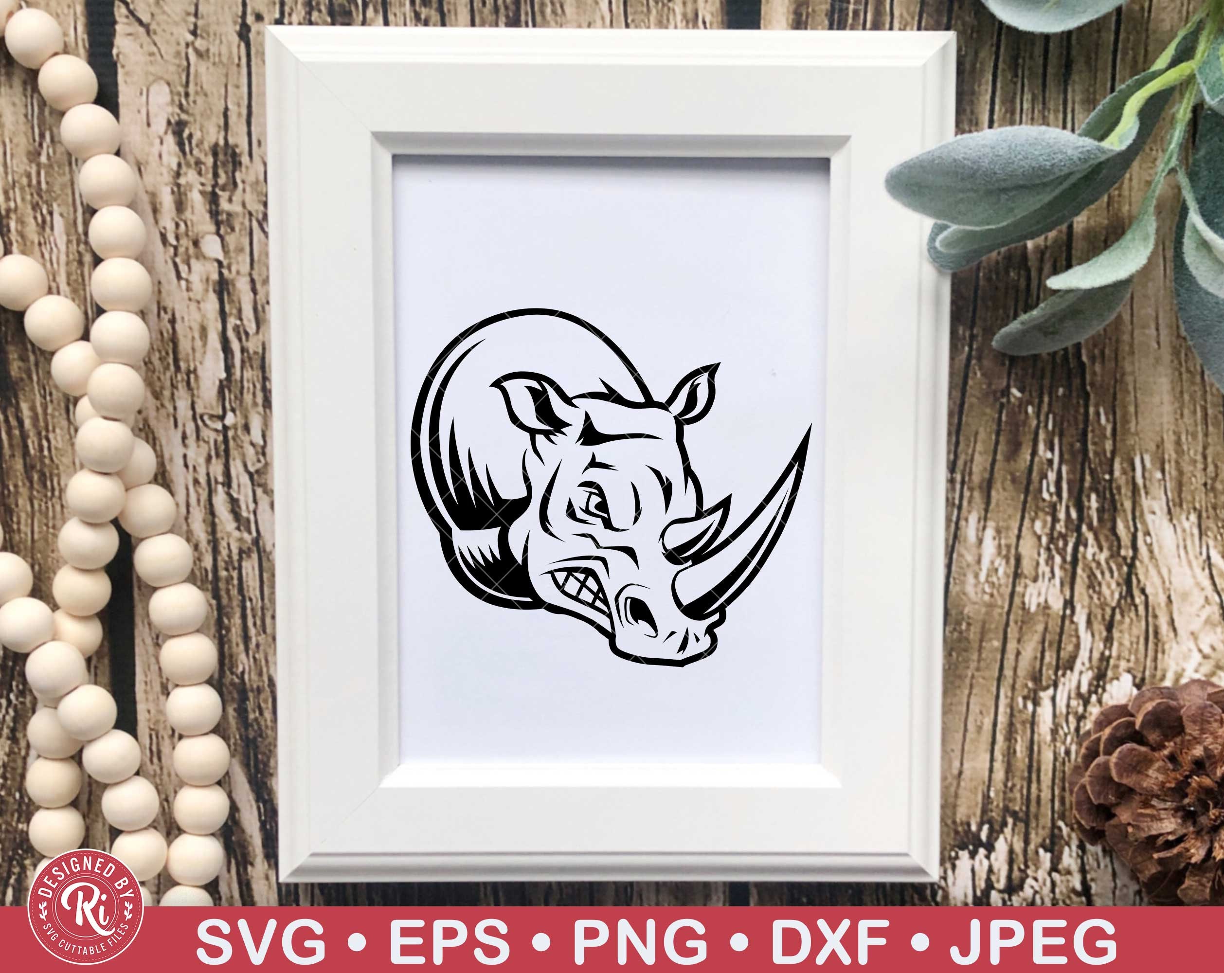 Rhino Svg Rhino Head Rhino Face Rhinoceros Jungle Animals - Etsy Ireland