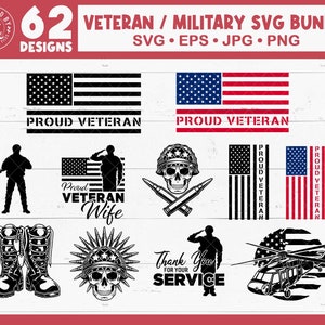 Veteran Svg Bundle | Military Svg Bundle | Patriotic Svg Bundle | Army ...