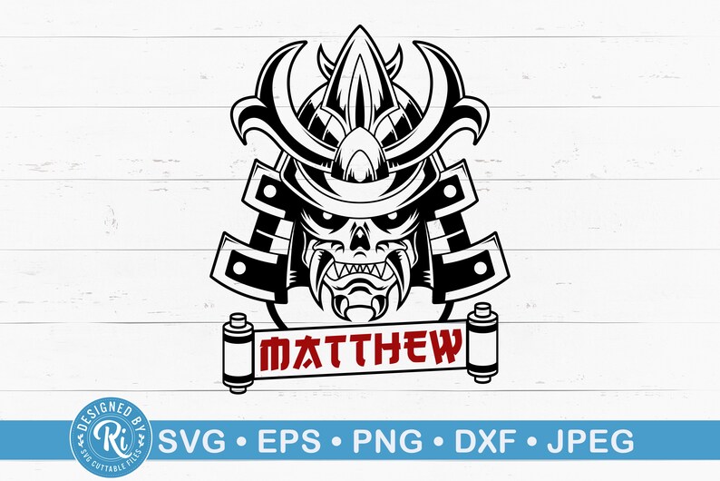 Samurai Monogram Svg Samurai Svg Ninja Svg Warrior Svg - Etsy