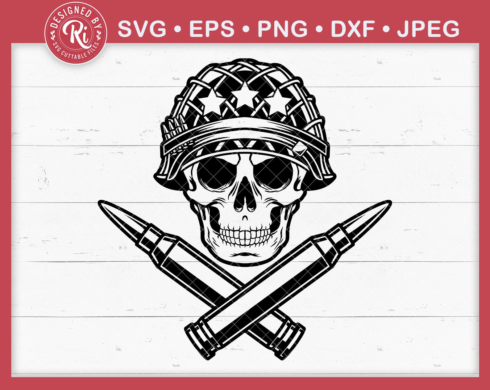 Soldier Skull Svg Crossed Bullet Svg US Army Veteran Svg US - Etsy