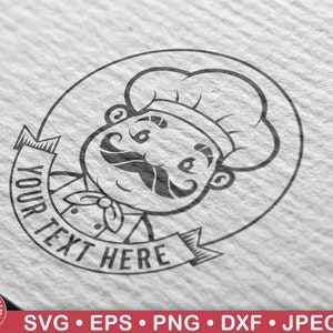 Chef Monogram Svg, Cooking, Baking, Cook, Grill Master, Kitchen Sign ...