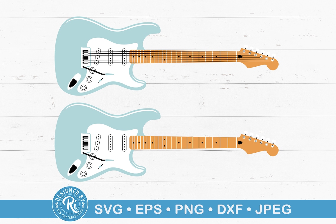Fender Stratocaster Svg Electric Guitar Svg Guitar Svg | Etsy