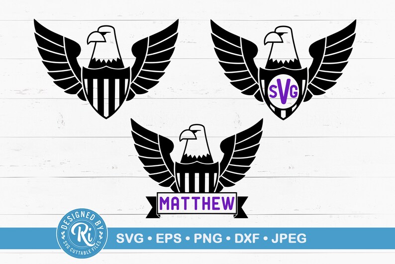 Eagle Monogram Svg Patriotic Eagle Svg Hawk Svg Eagle Svg - Etsy