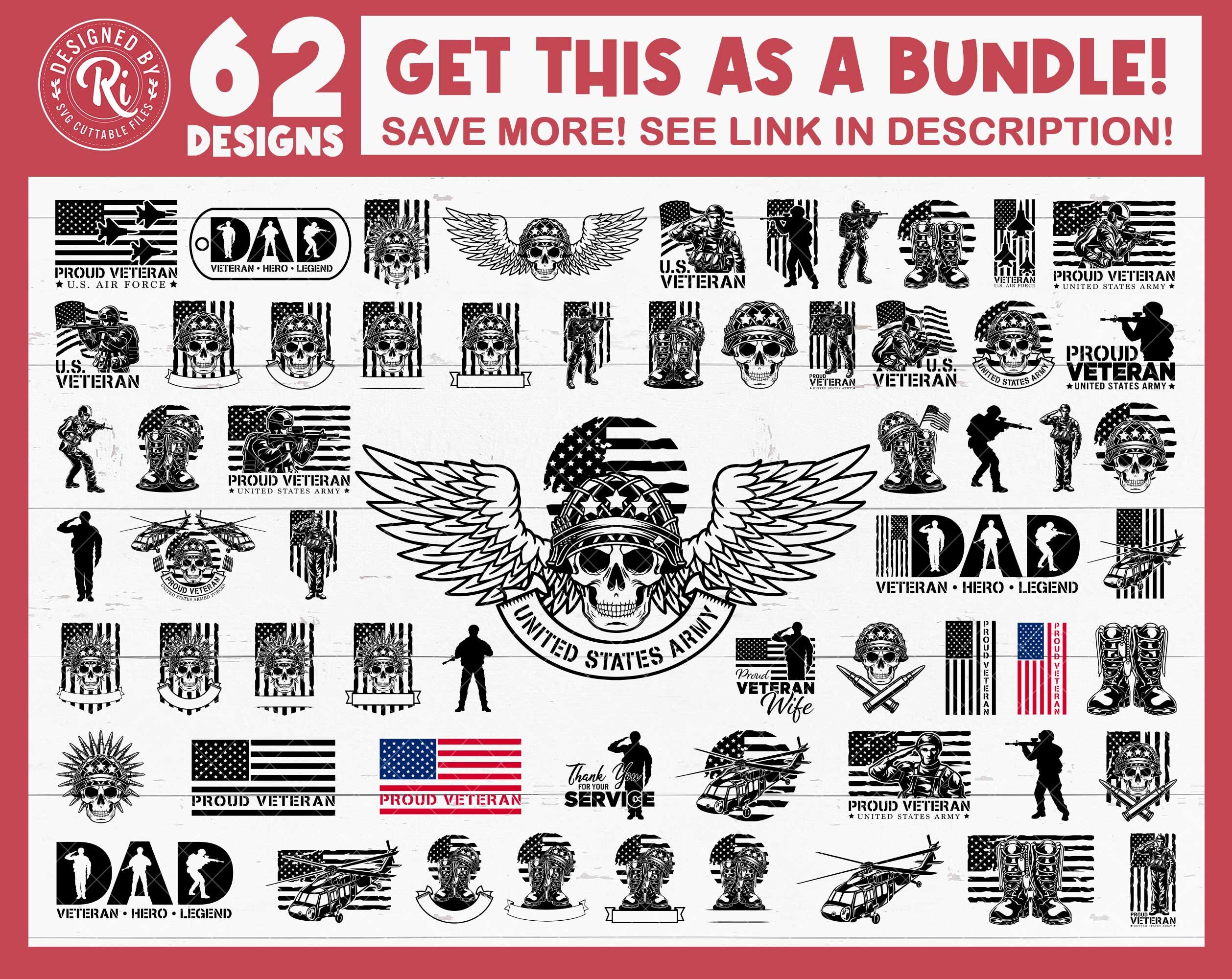 Veteran US Flag Svg Veteran Svg Patriotic Svg Military Svg - Etsy