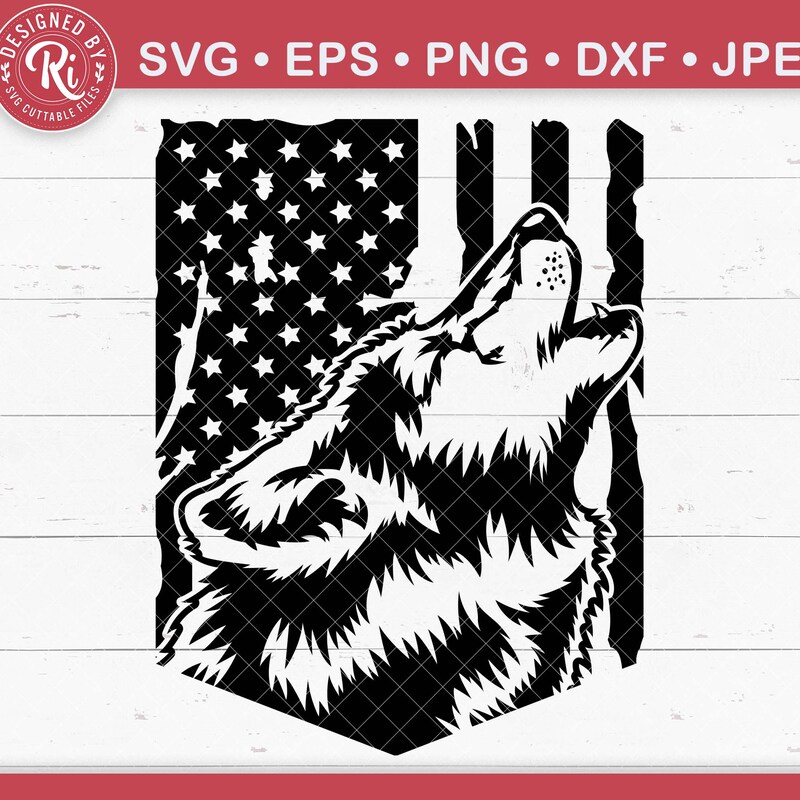 Howling Wolf Decal - Etsy