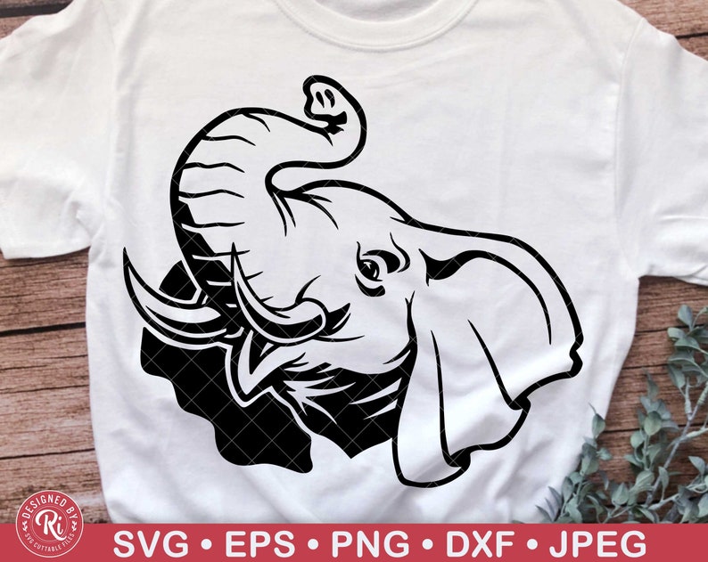 Elephant Head Svg Elephant Trunk Safari Animals Elephant - Etsy