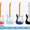 Fender Stratocaster Svg, Electric Guitar Svg, Guitar Svg, Music Svg ...