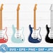 Fender Stratocaster Svg, Electric Guitar Svg, Guitar Svg, Music Svg ...