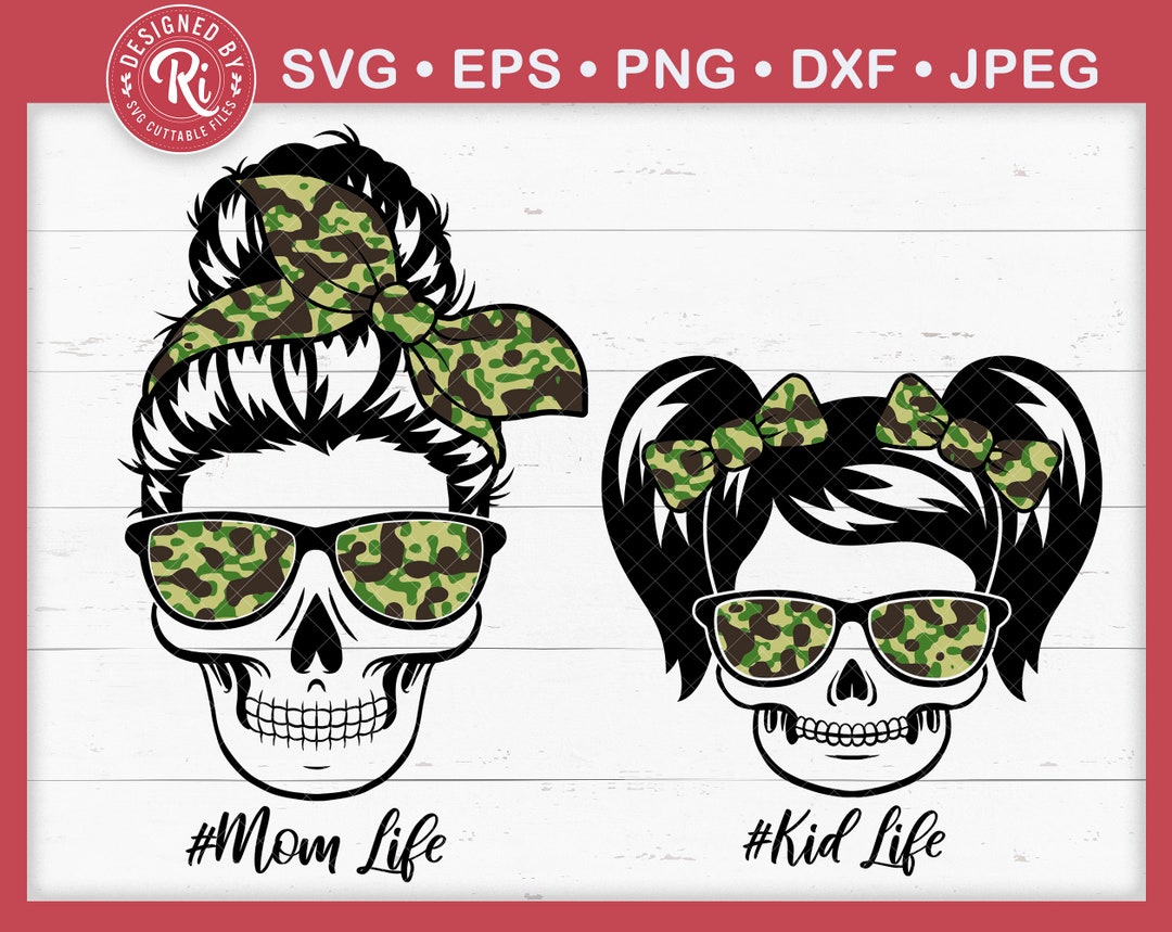 Mom Life Kid Life Svg, Camouflage Svg, Mom Life Svg, Mom Life Kid Life ...