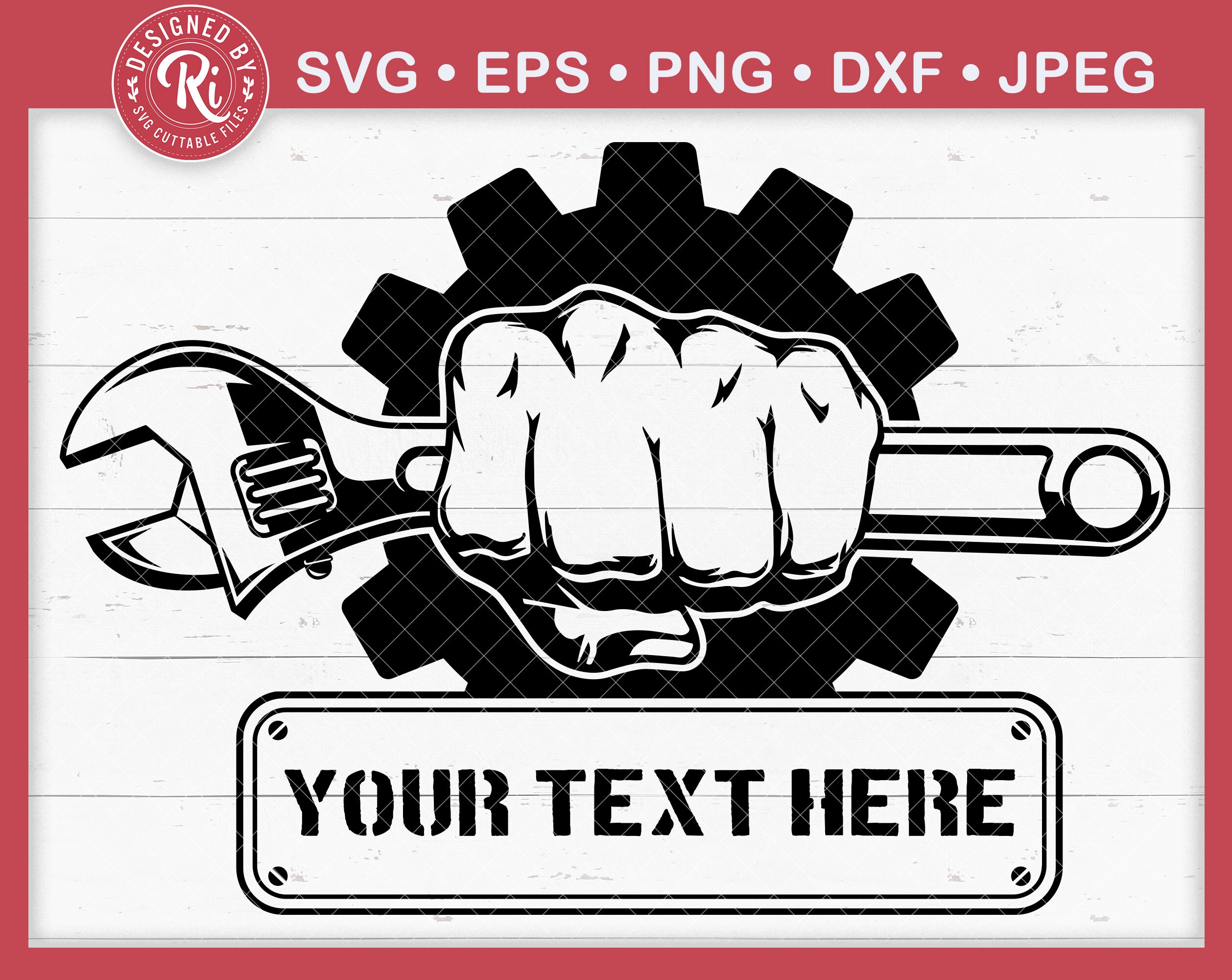 Mechanic Monogram Svg Smash Punch Mechanic Svg Wrench Svg | Etsy