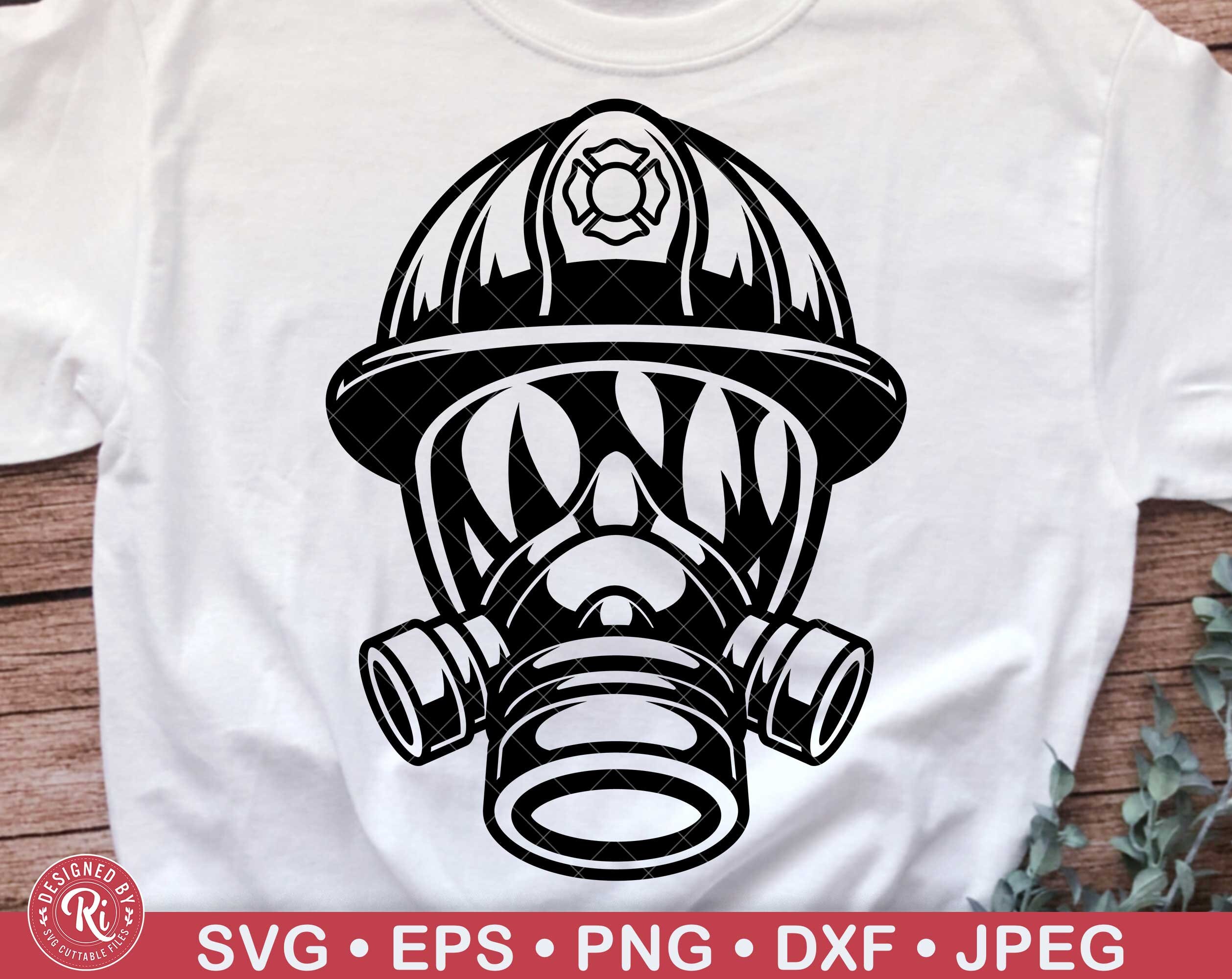 Firefighter Helmet Svg Firefighter Mask Fireman Fire - Etsy
