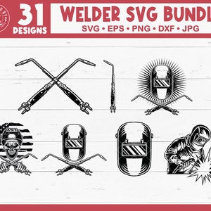 Welder SVG Bundle, Skull Welder Svg, Welding Svg, Welding Torch Svg ...
