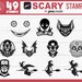 Procreate Scary Stamps, Procreate Halloween Stamps, Procreate Witch ...