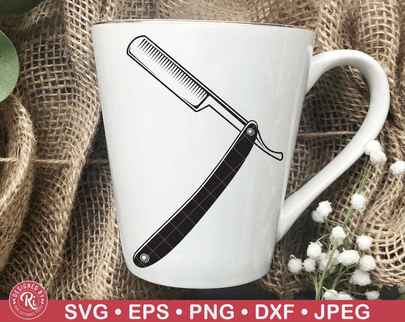 Straight Razor Svg Hairdresser Hairstylist Hair Stylist - Etsy