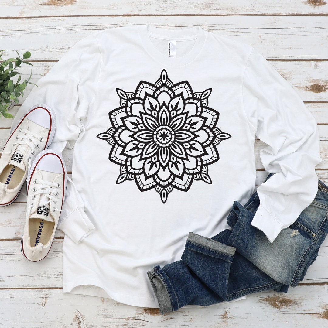 Lotus Mandala Svg, Mandala Svg, Meditation Svg, Namaste Svg, Yoga Svg ...