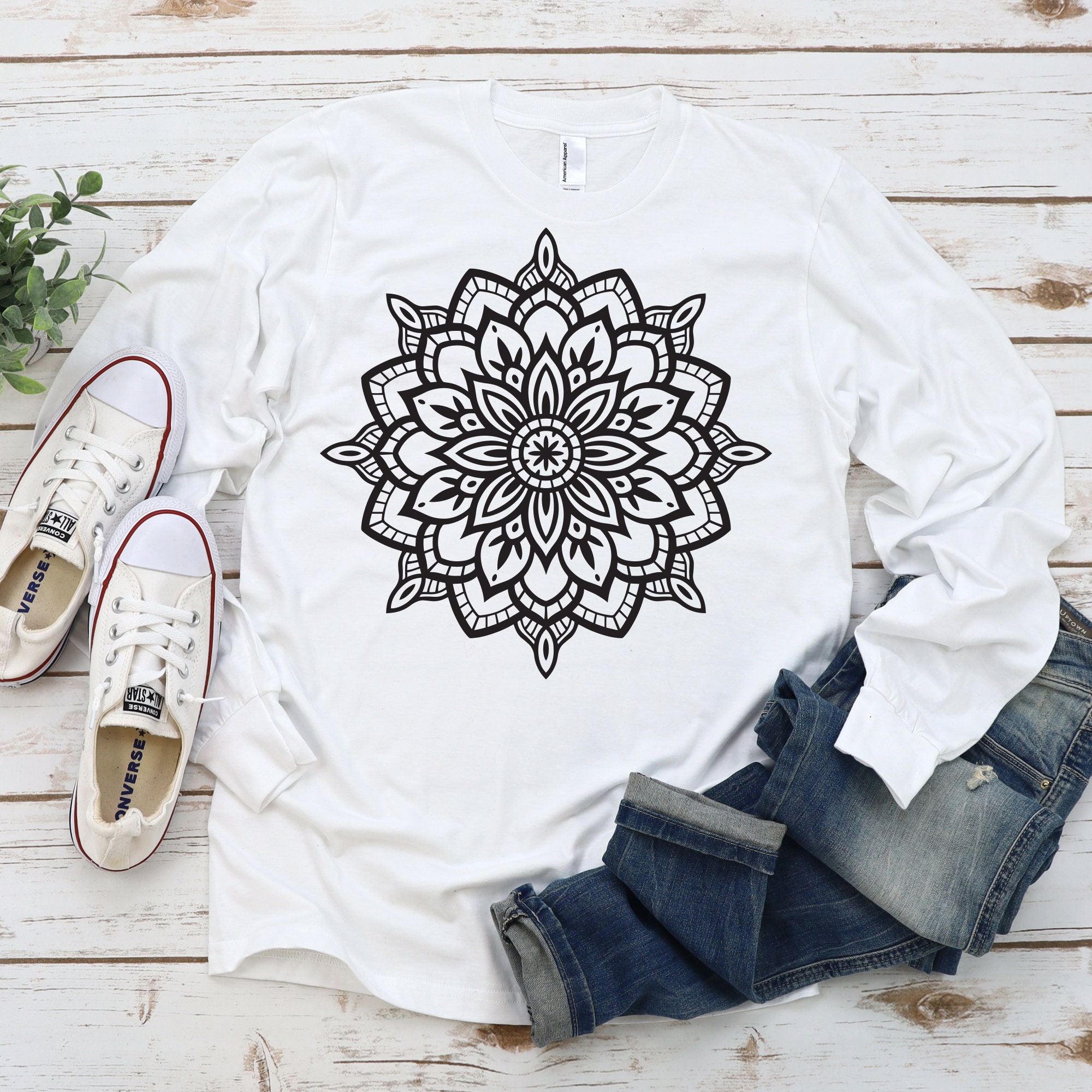 Lotus Mandala Svg Mandala Svg Meditation Svg Namaste Svg - Etsy