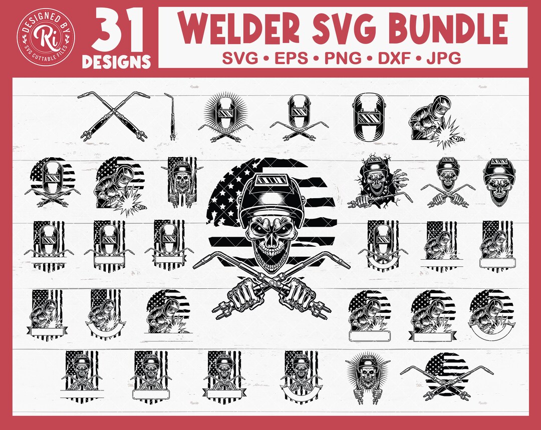Welder SVG Bundle, Skull Welder Svg, Welding Svg, Welding Torch Svg ...