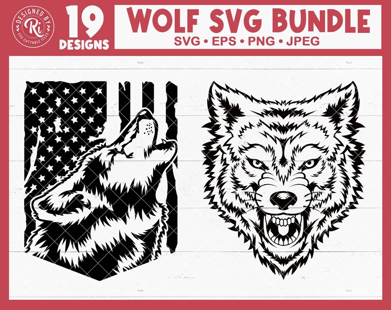Wolf SVG Bundle Howling Wolf Wolves Wolf Head Wolf Pack - Etsy