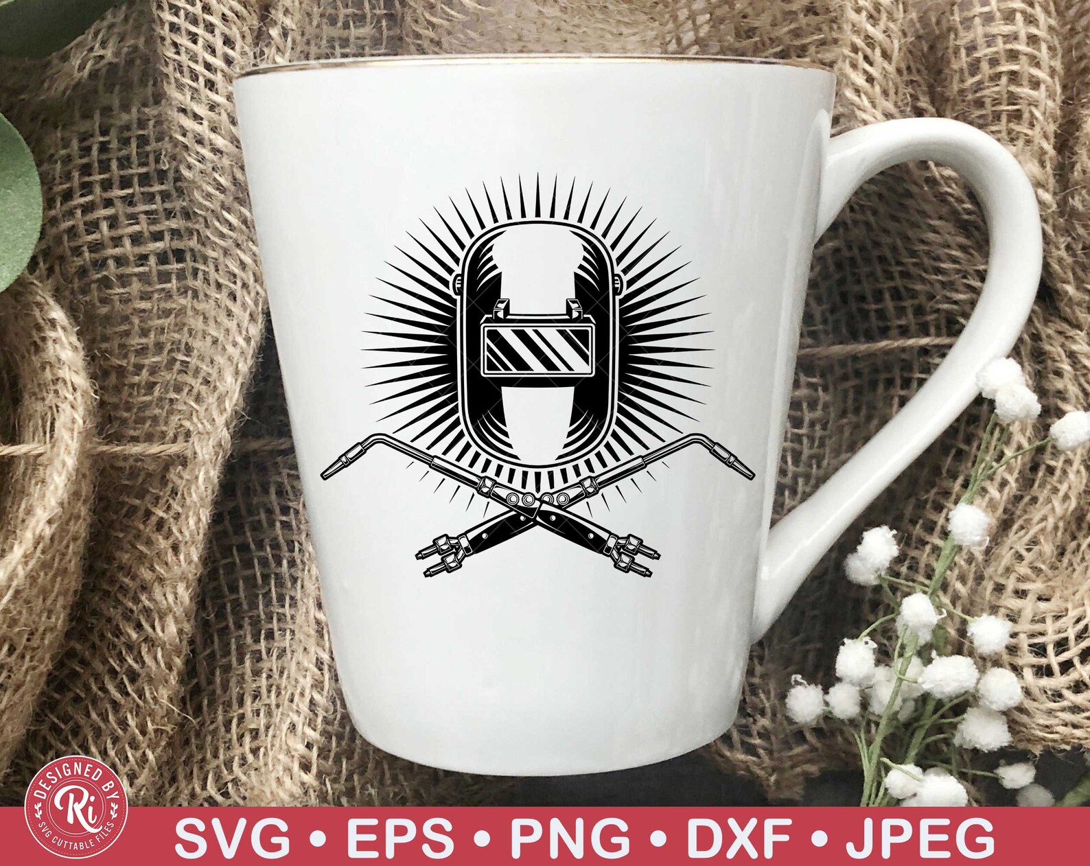 Welding Helmet and Tig Torches Svg, Welding Torch, Welding Clipart ...