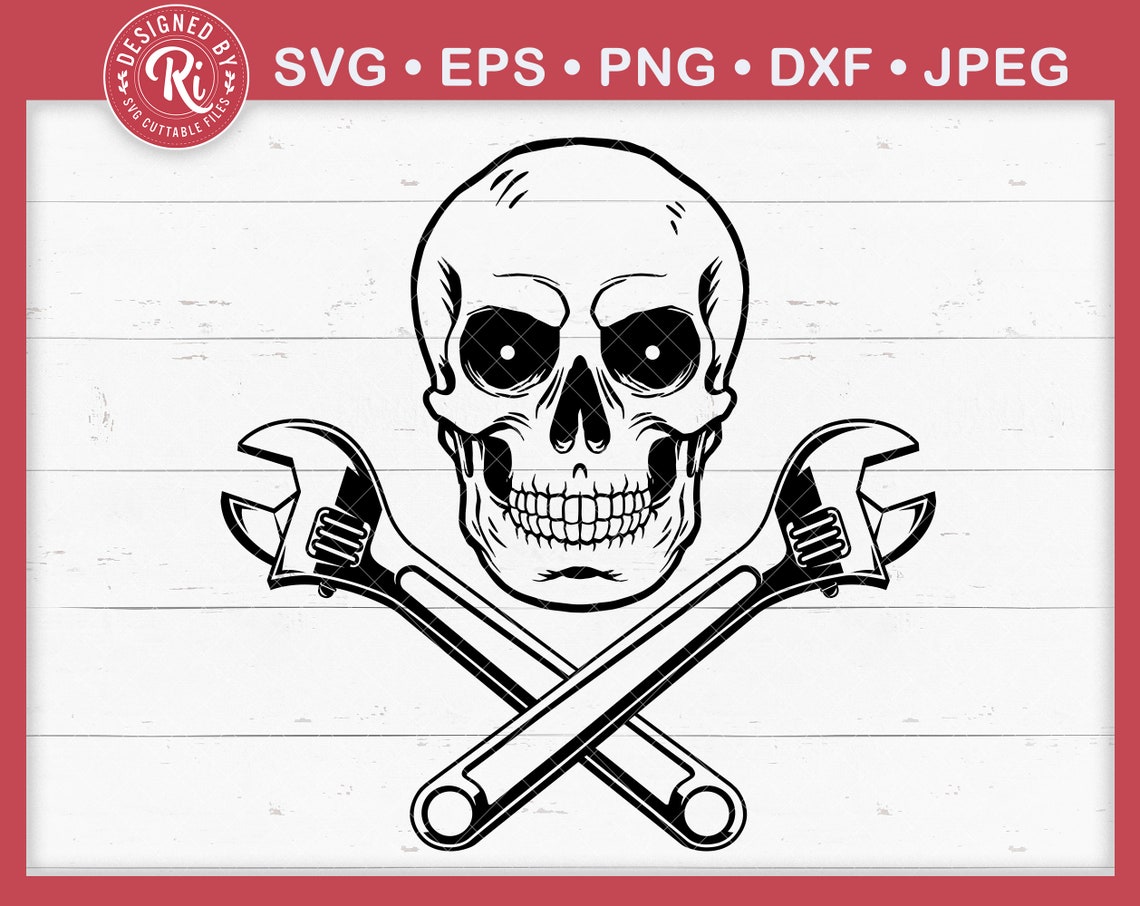 Skull Mechanic Svg Mechanic Svg American Mechanic Svg - Etsy