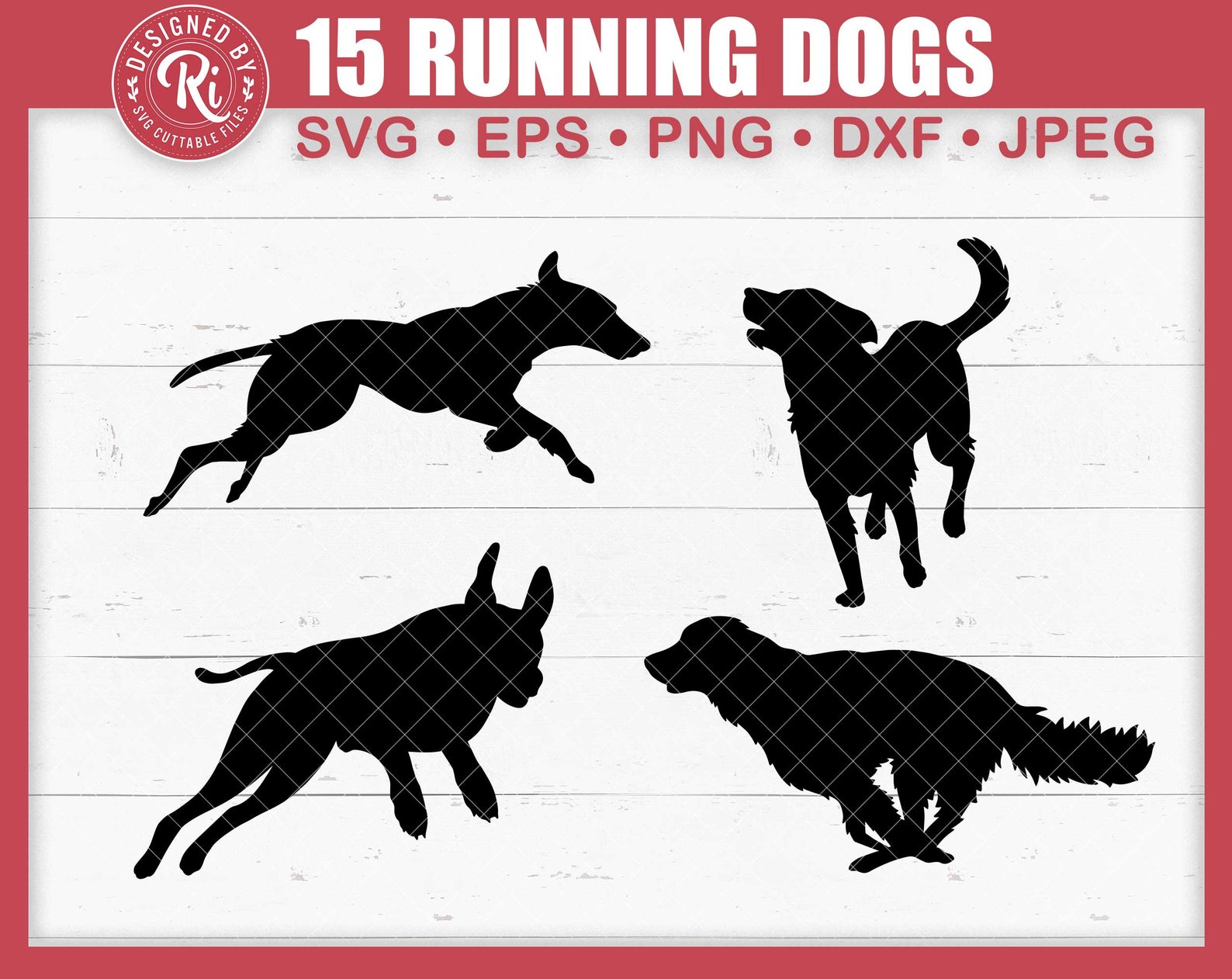 Running Dogs Svg Pack Dog Silhouettes Svg Dog Clipart Dog - Etsy