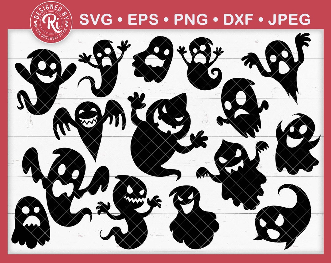 Ghosts Svg, Boo Crew Svg, Haunted House Svg, Halloween Svg Bundle ...