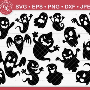 Ghosts Svg, Boo Crew Svg, Haunted House Svg, Halloween Svg Bundle ...