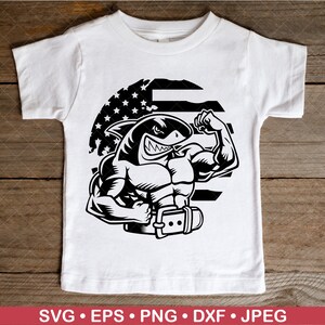 US Shark Body Builder Svg, Beast Mode Eps, Gym Shirt Jpg, Workout Png ...