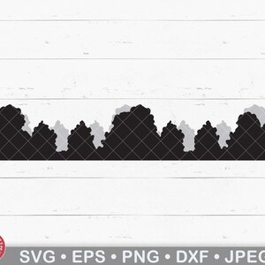 Treeline Svg, Forest Trees, Pine Tree, Tree Line, Nature, Hiking ...