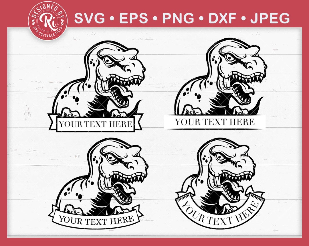 Trex Monogram Svg Trex Svg Dinosaurs Svg Dino Svg Name - Etsy Denmark