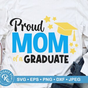 Proud Mom of A Graduate Svg, Senior Mom Svg, Graduation Svg, Mom of A ...