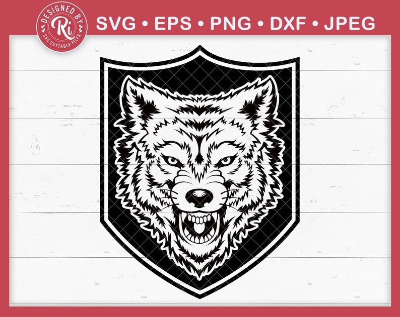 Wolf Monogram Svg Wolf Logo Wolf Png Wolf Sticker Wolf | Etsy