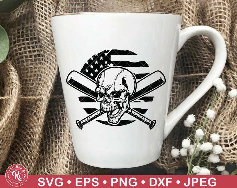 USA Baseball Skull Svg Baseball Softball Baseball Png - Etsy