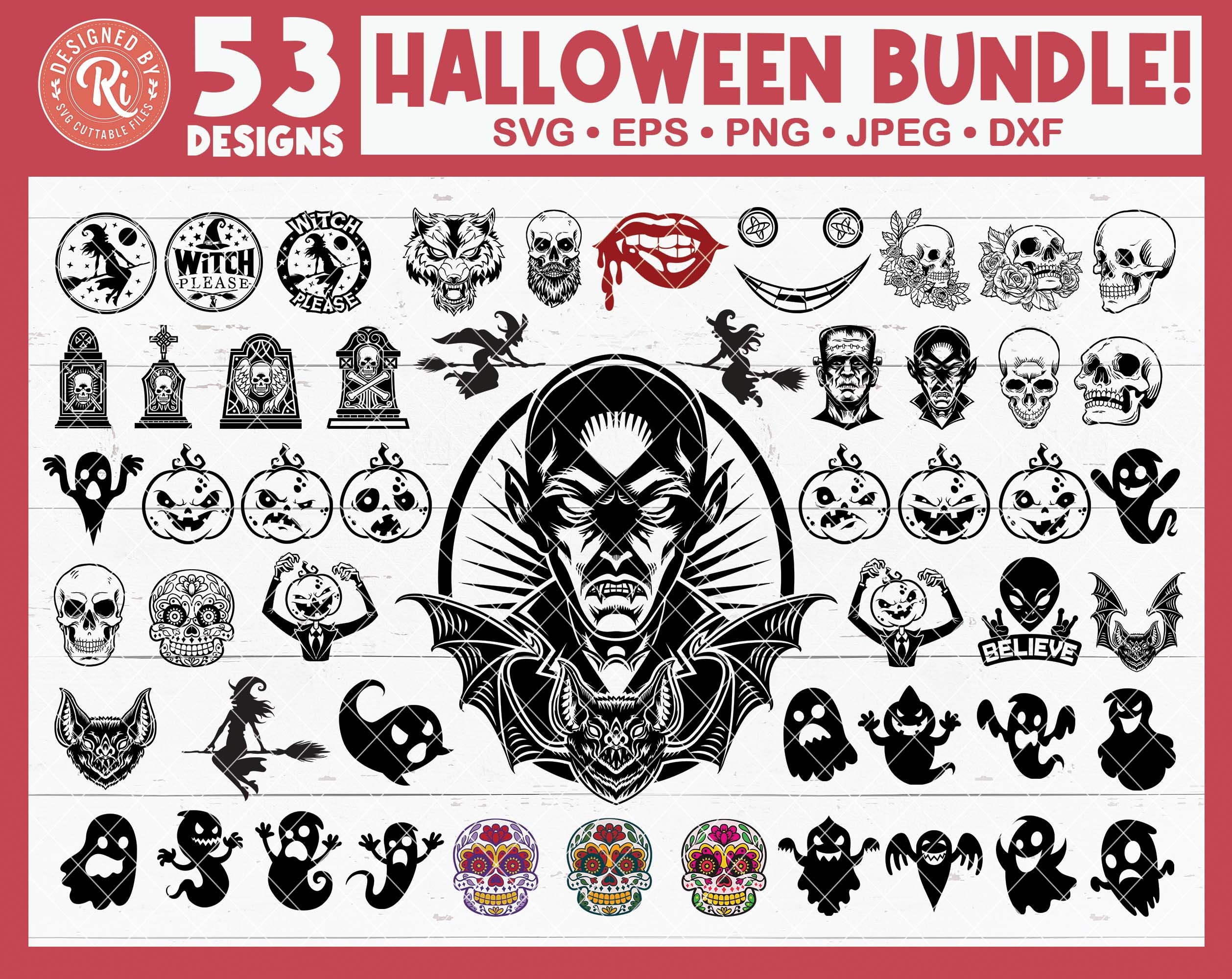 Halloween Svg Bundle Halloween Clipart Bundle Halloween Cut - Etsy