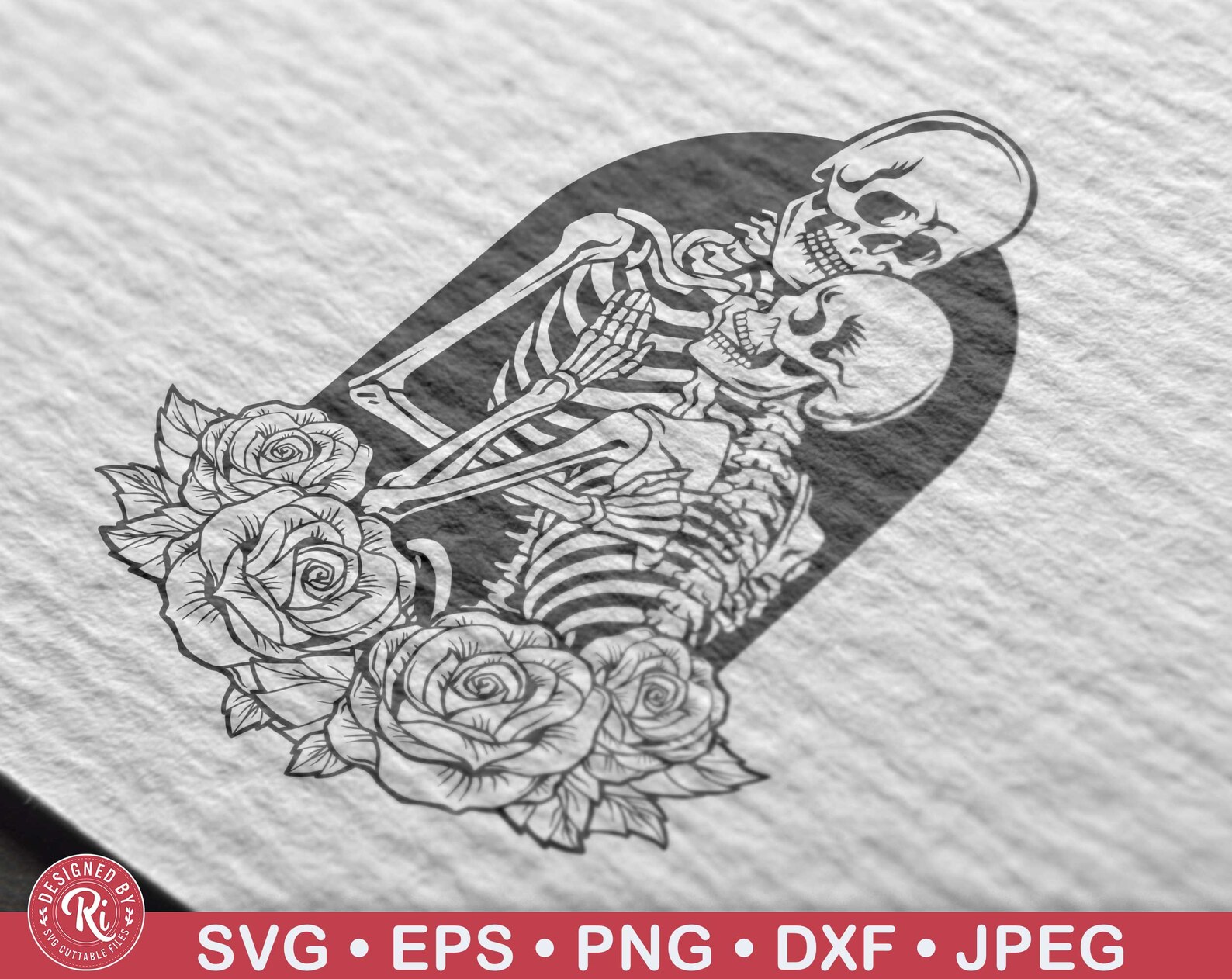 Skeleton Lovers Svg, Wedding Bride Groom, Skull Couple, Gothic, Floral ...