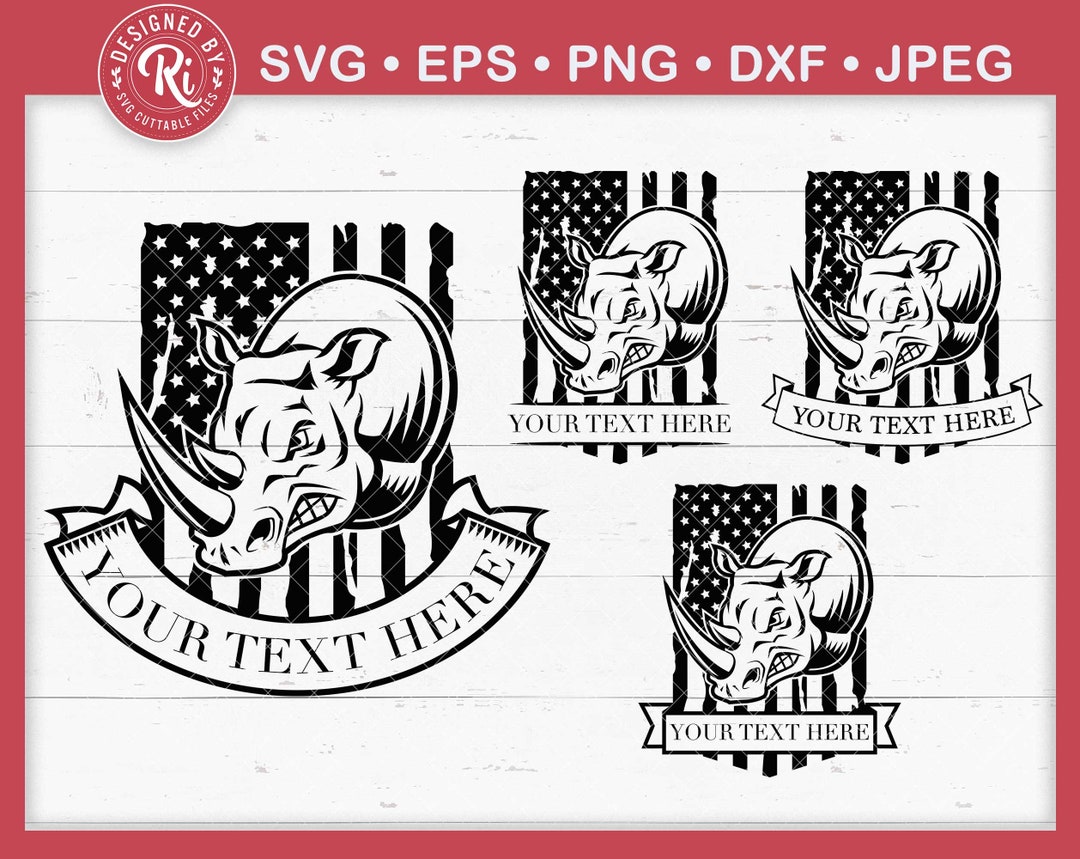 Rhino Monogram Svg, Safari Animal Svg, African Svg, Nature Svg, Jungle ...