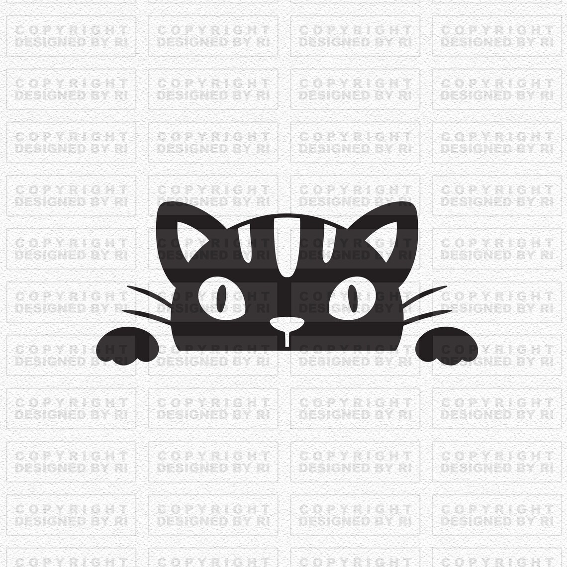 Peeking Cat Svg Cat Svg Cat Clipart Kitty Svg Cat | Etsy