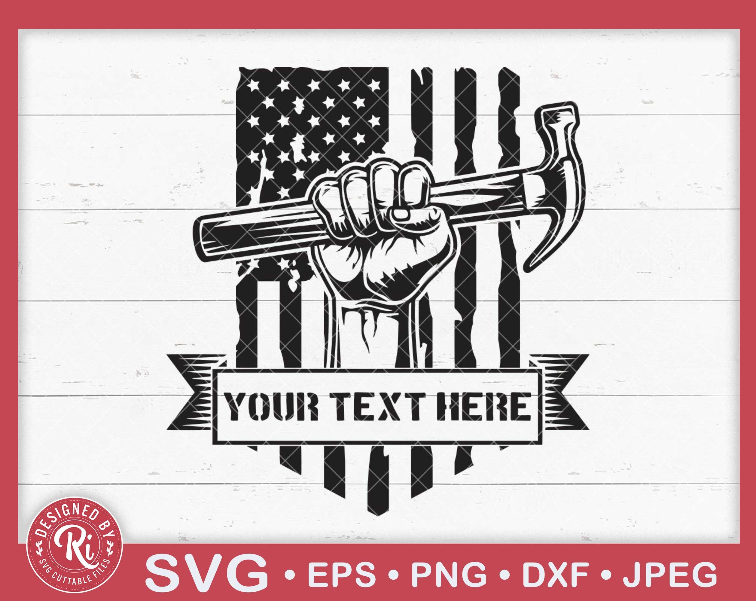 Raised Hammer Monogram Svg Hand Holding Hammer Svg Claw - Etsy