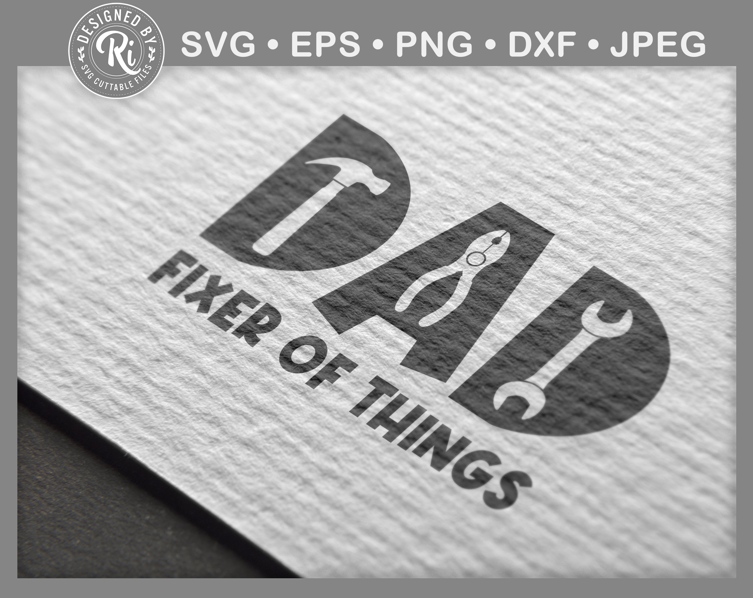 Dad Fixer of Things Svg Dad Svg Father Svg Tools Svg Best | Etsy