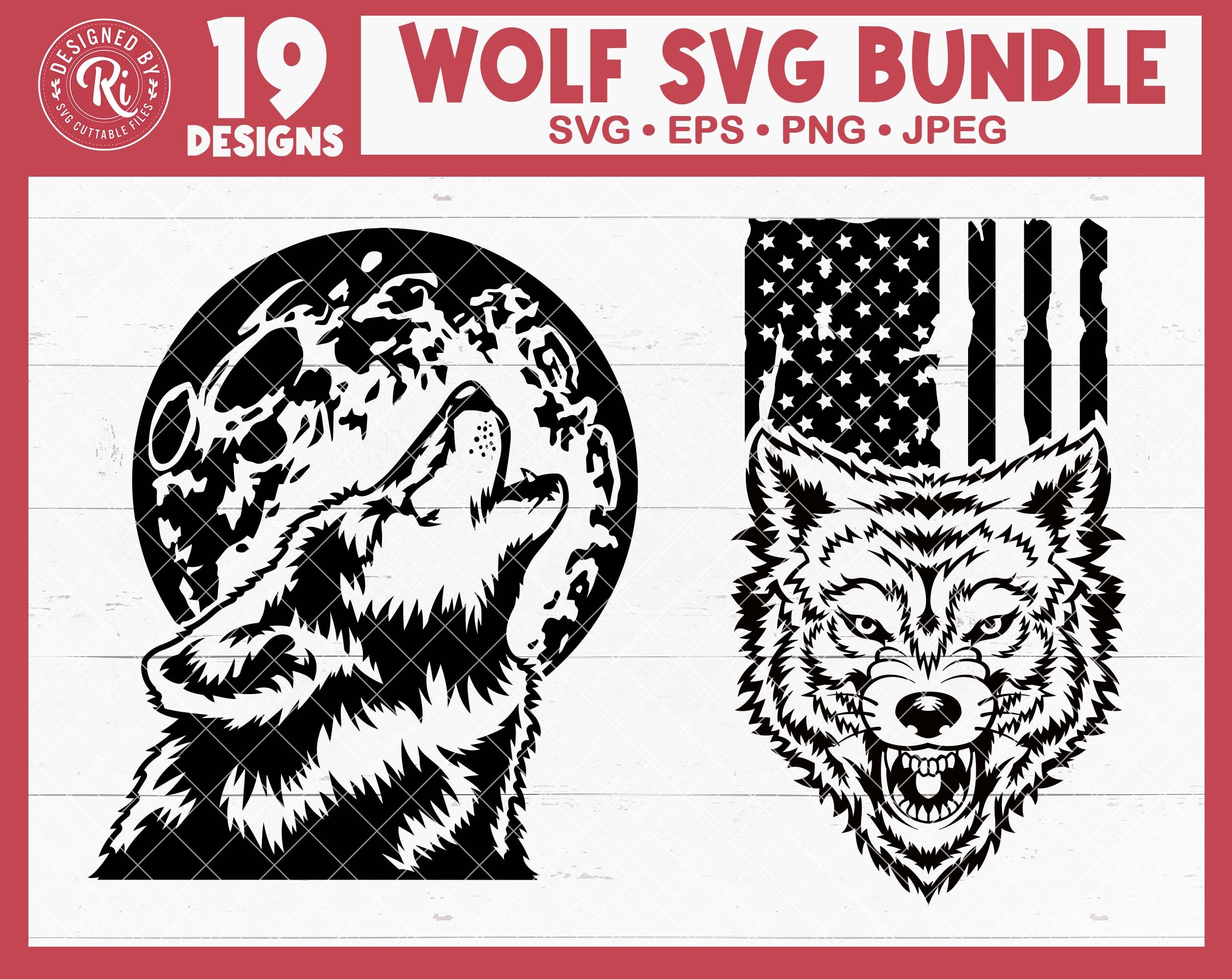 Wolf SVG Bundle Howling Wolf Wolves Wolf Head Wolf Pack - Etsy