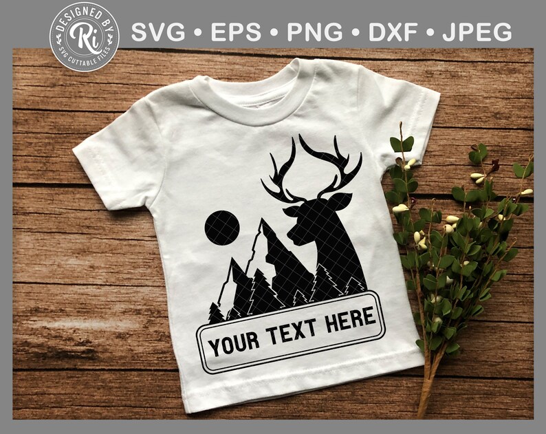 Deer Monogram Svg, Forest Svg, Deer Head Svg, Deer Clipart, Deer Cut ...