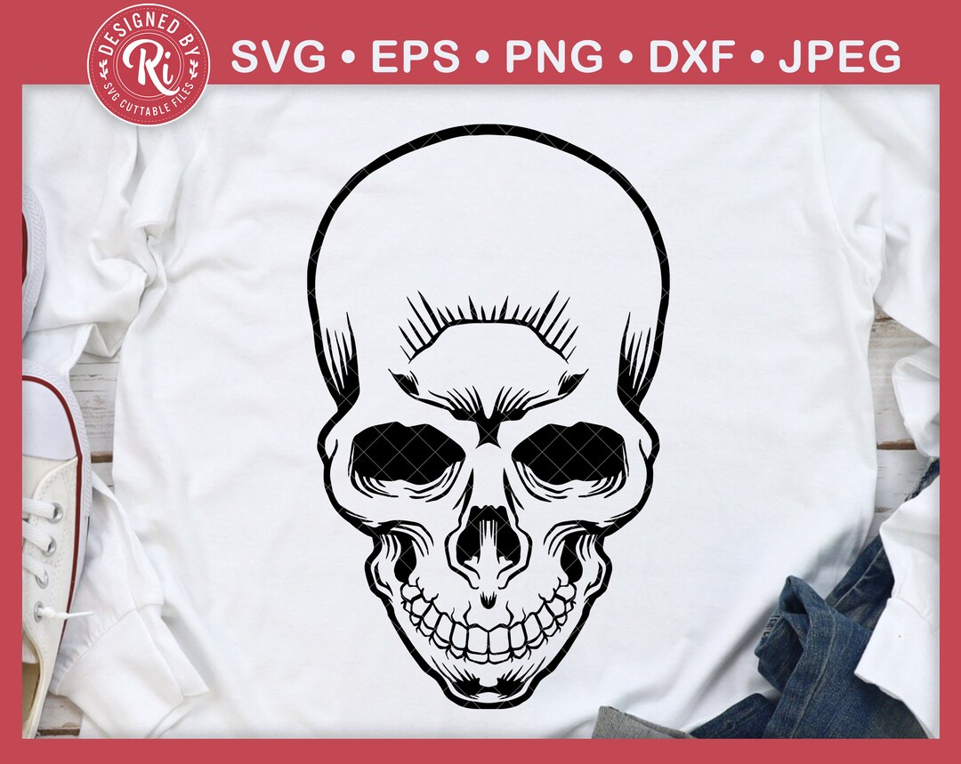 Skull Svg Skull Clipart Skull Head Svg Pirate Skull Svg - Etsy
