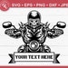 Motorcycle Monogram Svg, Skull Motorcycle Svg, Bike Svg, Motorcycle ...